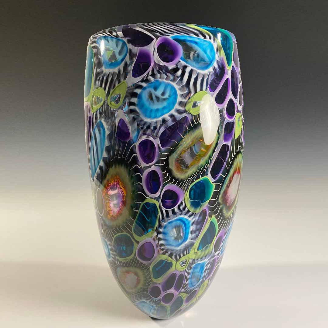 "Large Anemone Vase" - Art for Wildlife Galleries