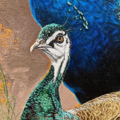 The Entourage by Lee Kromschroeder - Art for Wildlife Galleries